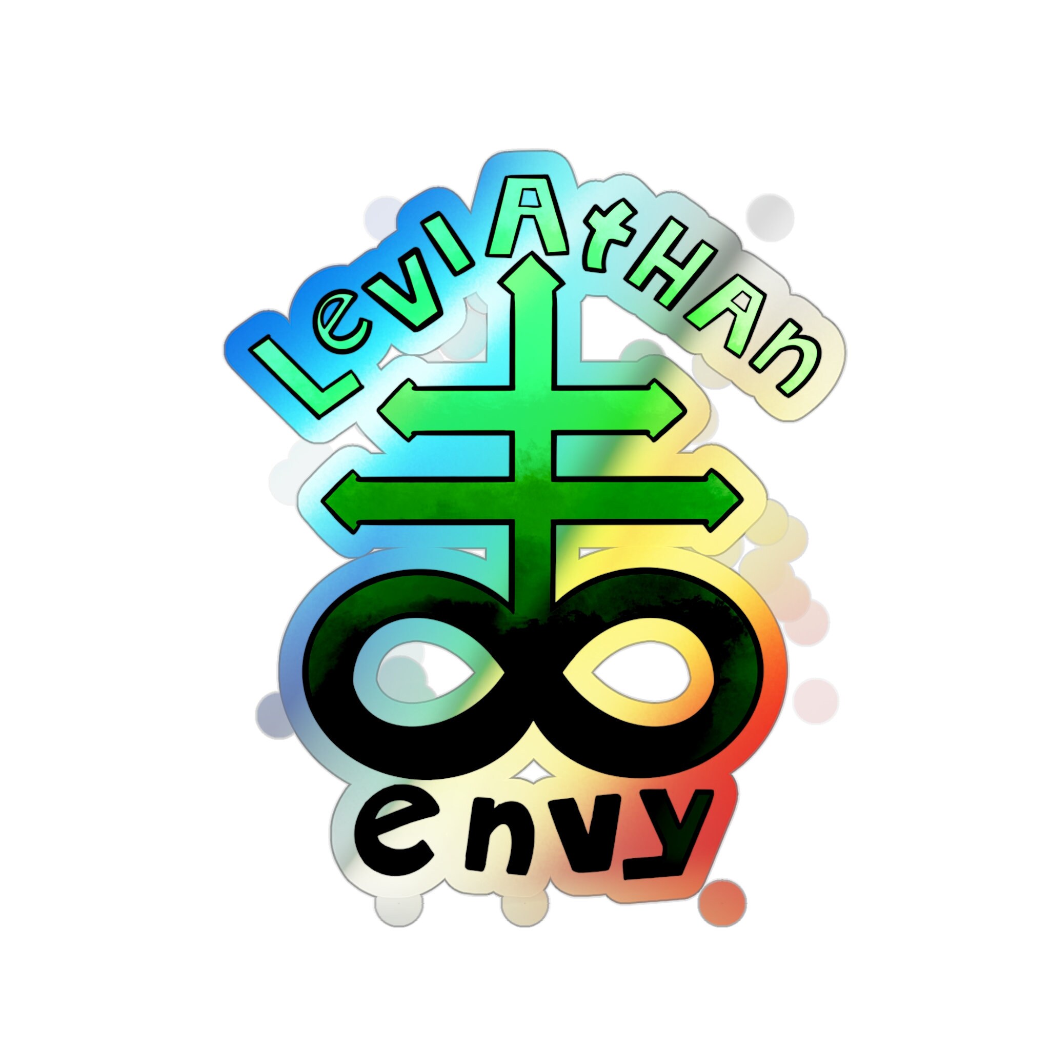 Seven Deadly Sins Leviathan Envy Holographic Sticker - Etsy