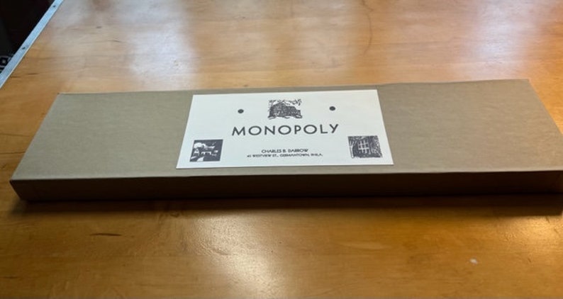 1933 Hand Drawn tie-box Monopoly Set - Etsy