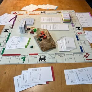 1933 Hand Drawn tie-box Monopoly Set - Etsy