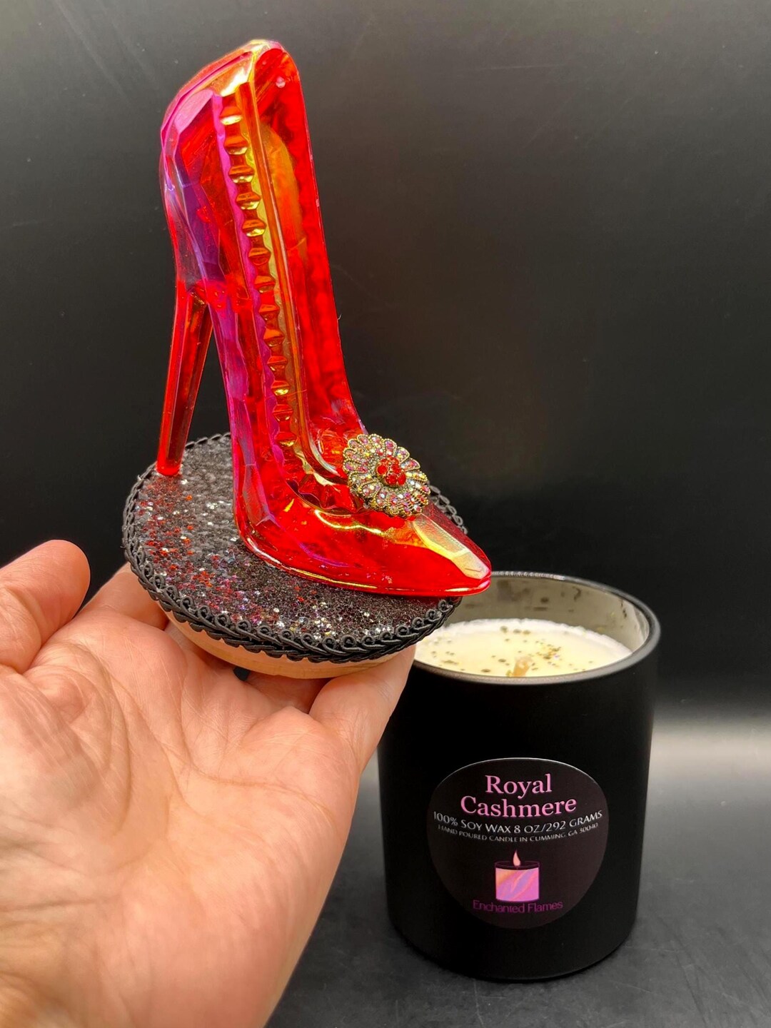 Stiletto High Heel Diorama Candle | Luxury Soy Wax Home Decor ...