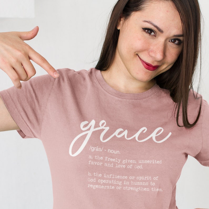 Grace T-shirt Grace Tshirt Grace T Shirt for Women Christian Shirt for ...