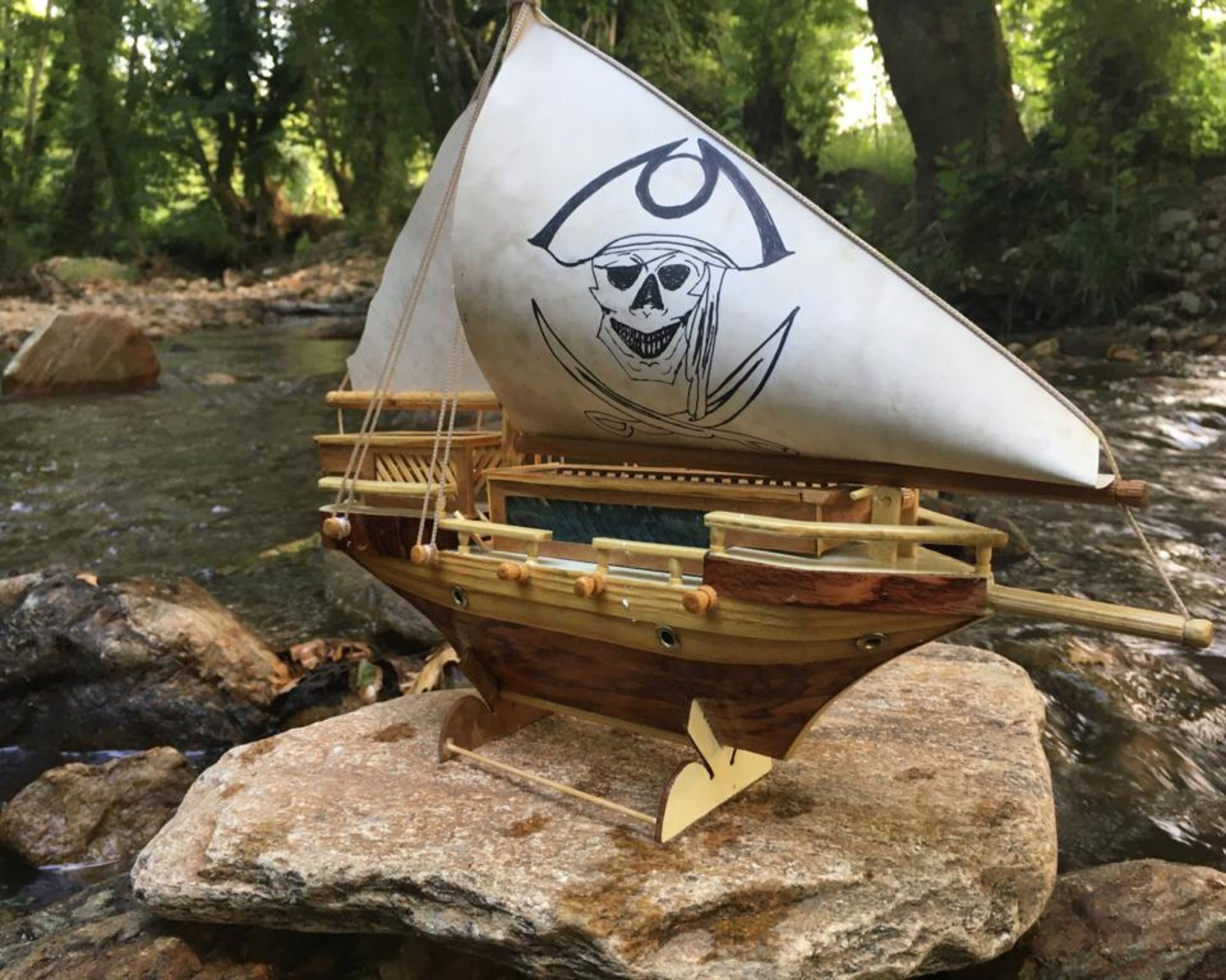 Pirate Ship, Decor for the Office, Gift of a New Home, Personalized ...