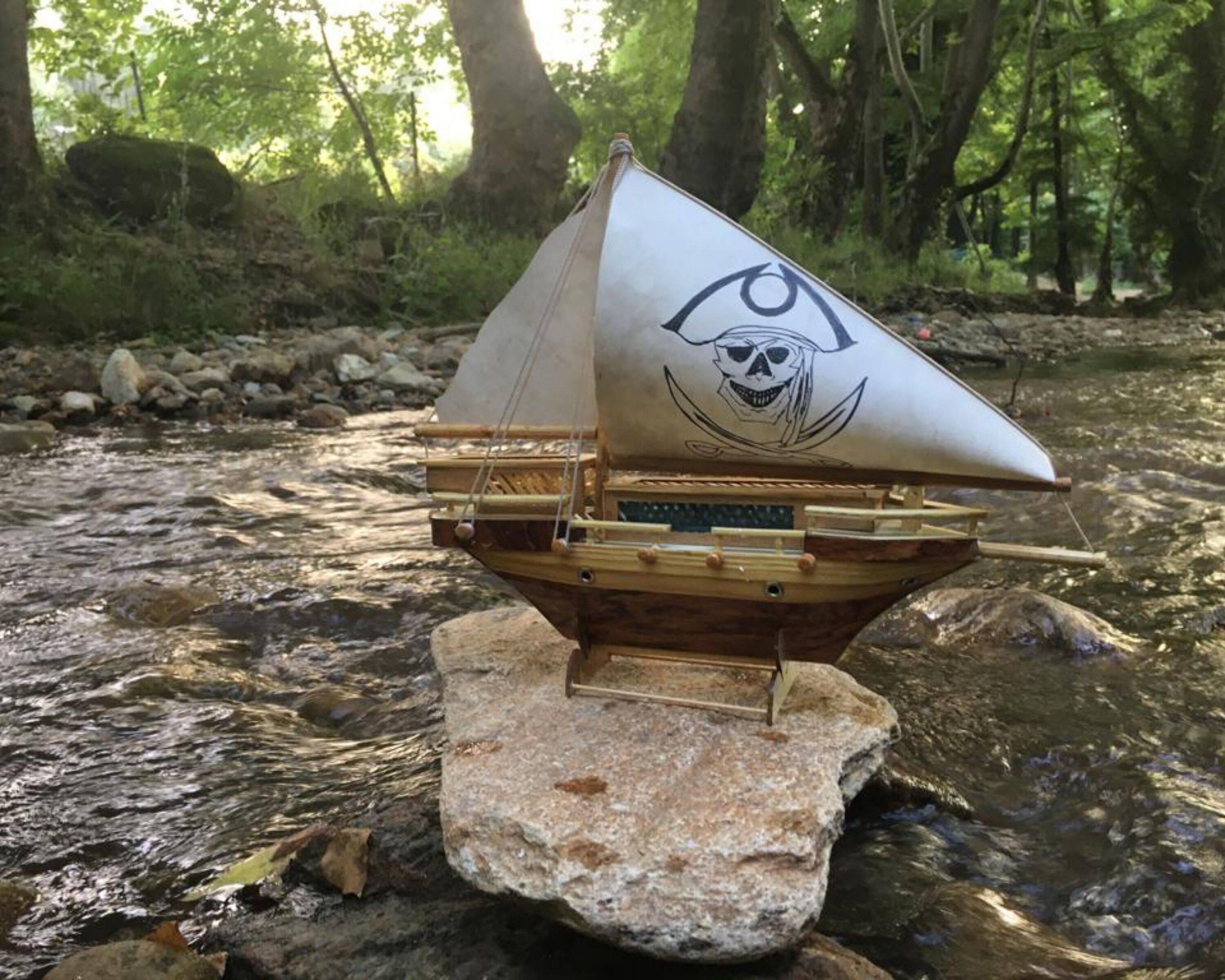 Pirate Ship, Decor for the Office, Gift of a New Home, Personalized ...