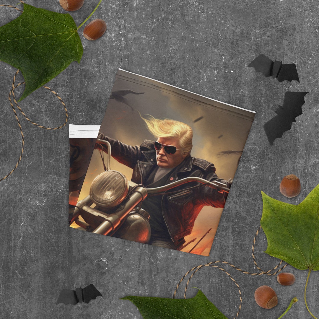 Badass Donald Trump All Over Print Neck Gaiter/buff - Etsy