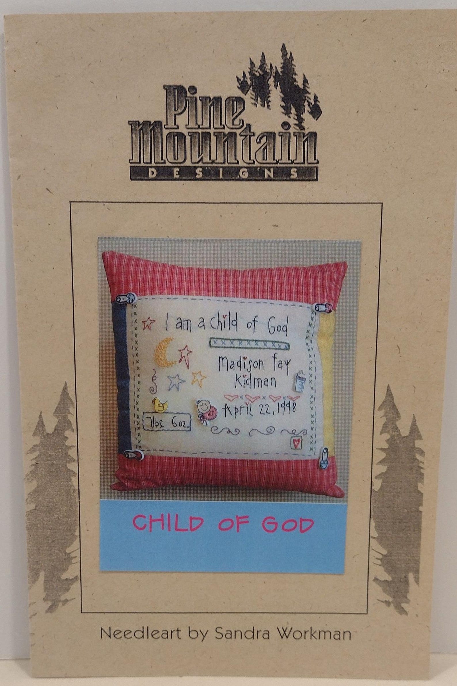 Child of God Embroidery Design by Sandra Workman - Etsy