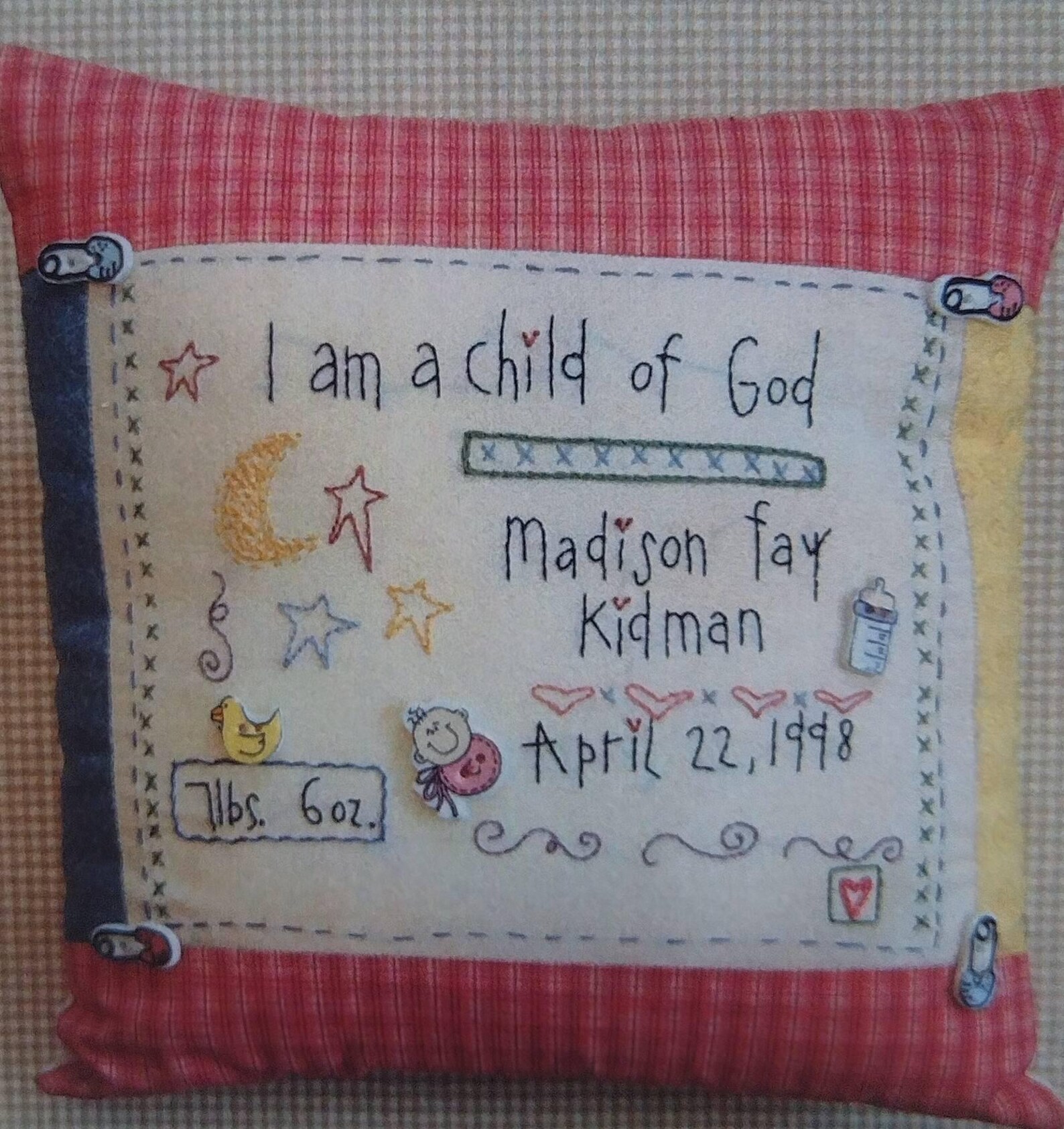 Child of God Embroidery Design by Sandra Workman - Etsy
