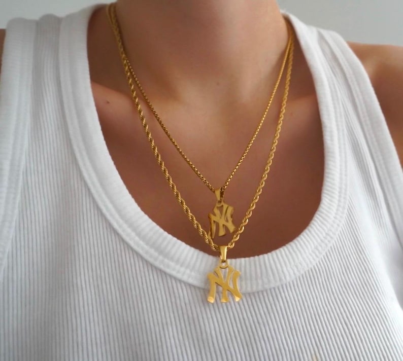 Waterproof NY Necklace Chain Options | New York Necklace | Street Style ...