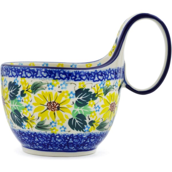 Polish Pottery Loop Bowl - Etsy