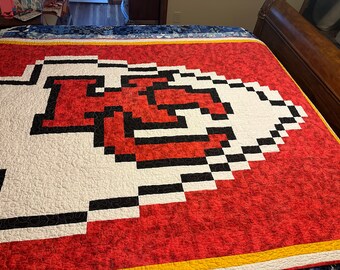 Kansas City Chiefs Quilt - Etsy