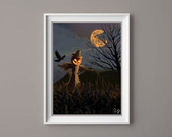 PRINTABLE Halloween Wall Art, Rustic Neutral Moody Print, Ghosts ...