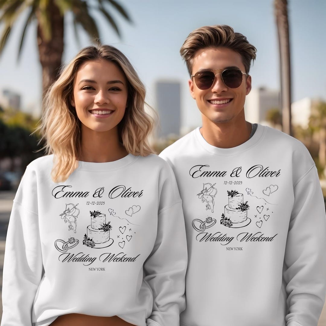 Personalized Wedding Shirt With Location, Wedding Guests Merch for ...