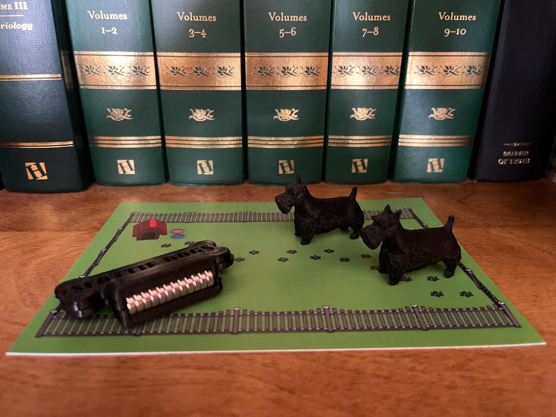 Scottie Dog Magnetic Toy - Etsy