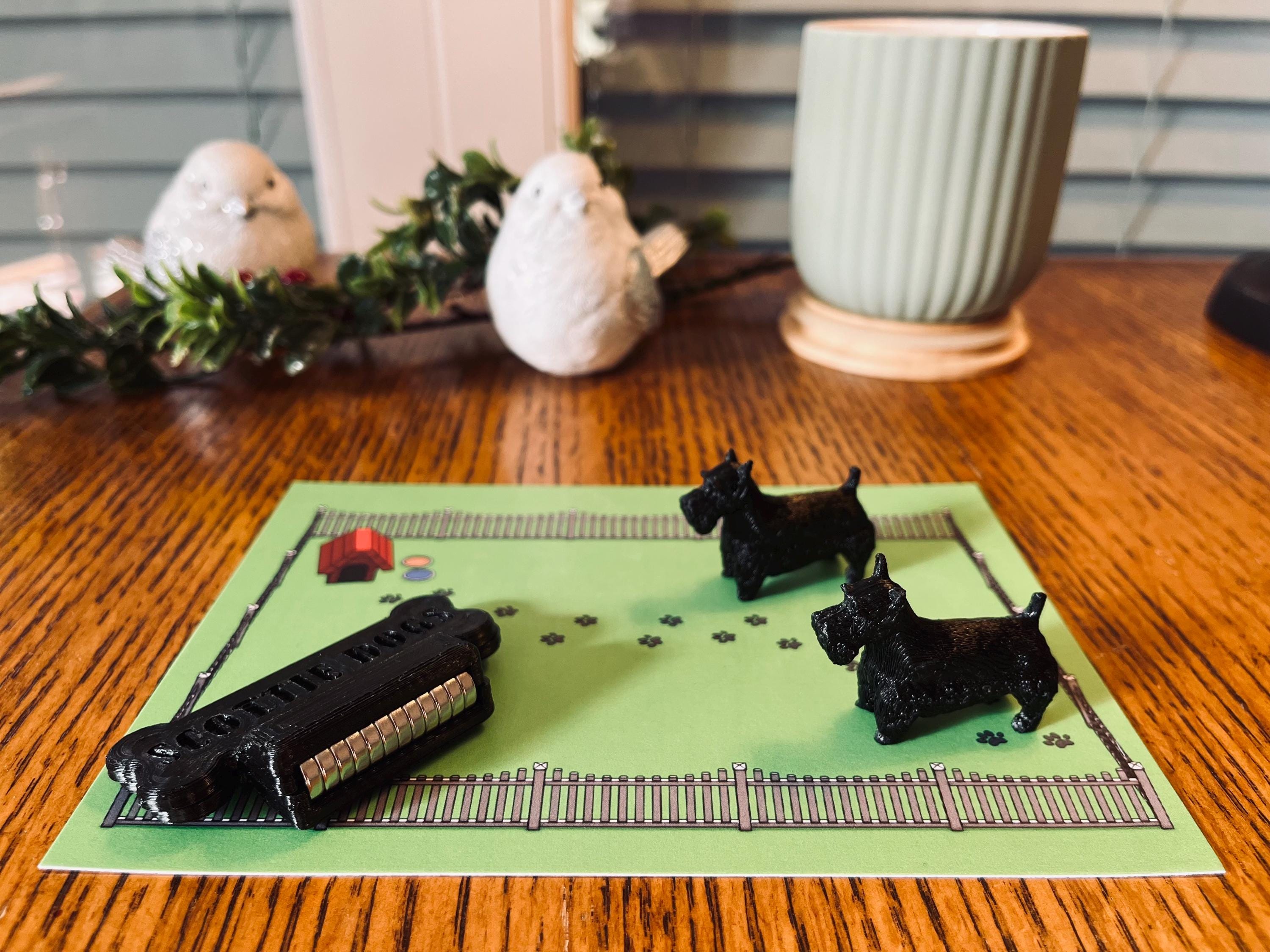 Scottie Dog Magnetic Toy - Etsy