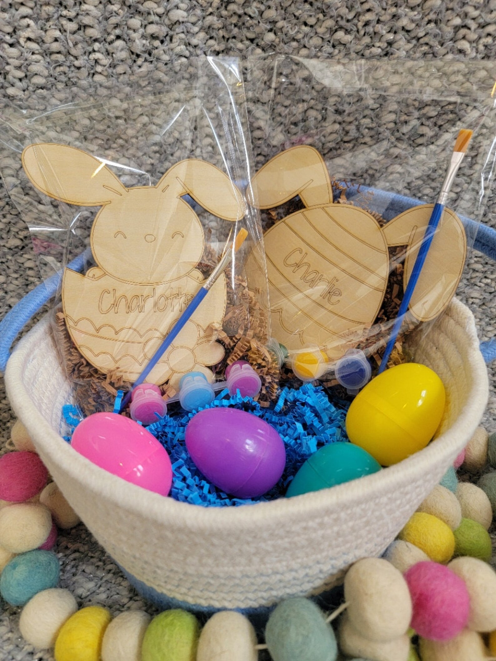 Personalized Easter Paint Kit, DIY Easter Paint Kit, Easter Basket ...