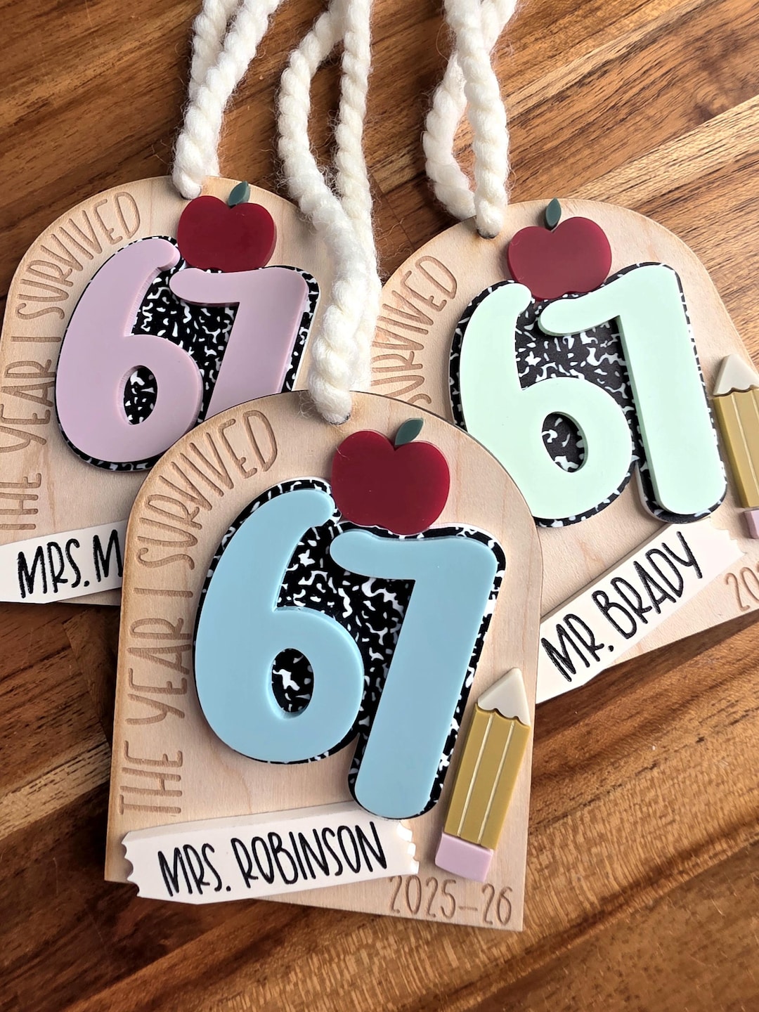 67 Teacher Gift, Funny Teacher Appreciation Gift, Personalized Teacher ...