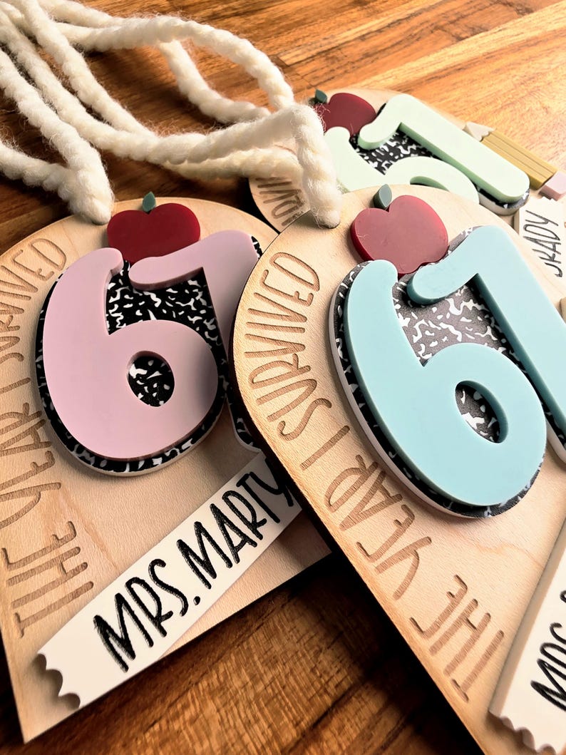 67 Teacher Gift, Funny Teacher Appreciation Gift, Personalized Teacher ...