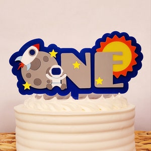 Cake Topper, Acrylic Cake Topper, 1st Birthday, First Trip Around the ...