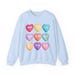 Conversation Heart Candy Mahjong Pun Sweatshirt | Mahjong Valentine's ...
