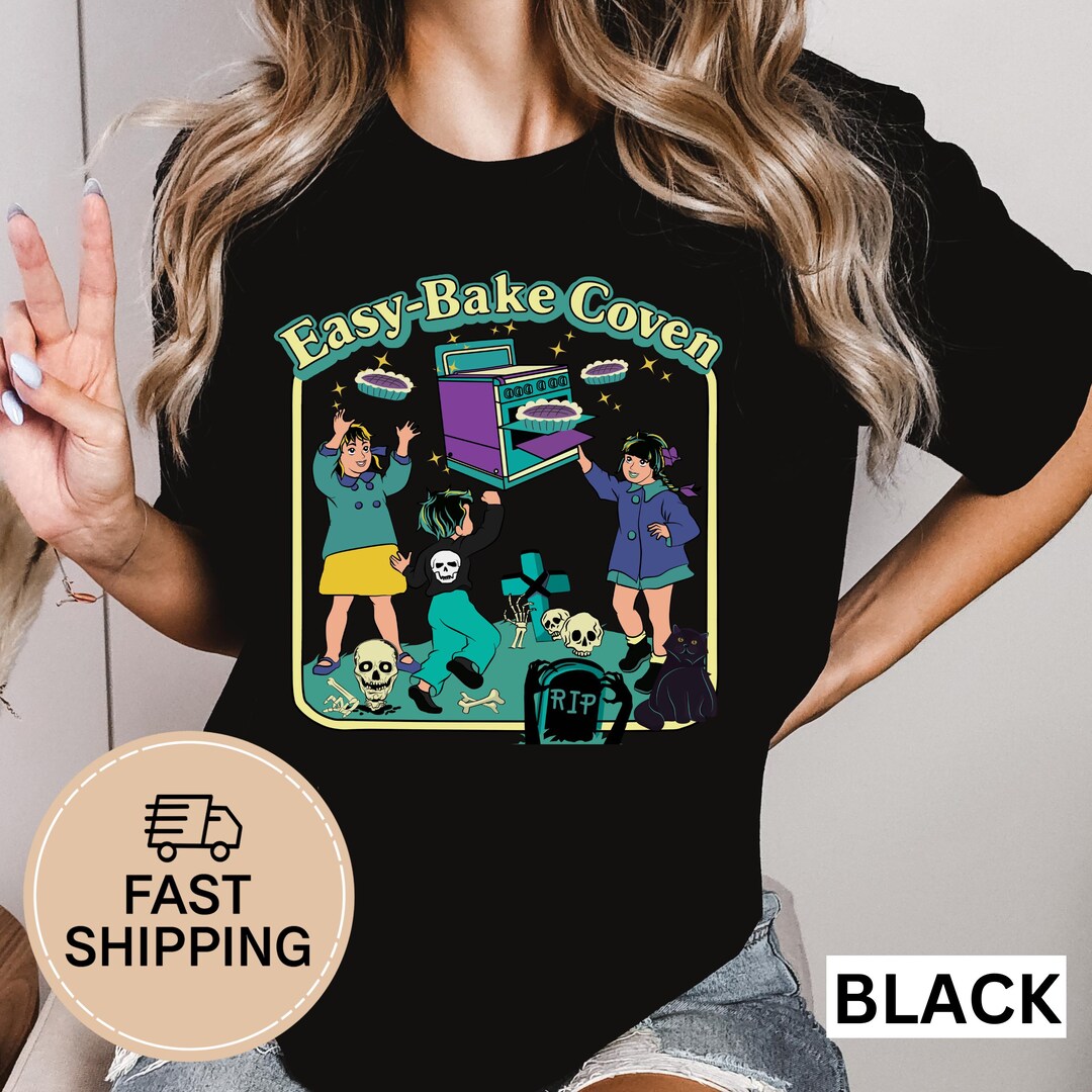 Easy Bake Coven Halloween Shirt,retro Vintage 90s Halloween Tee ...