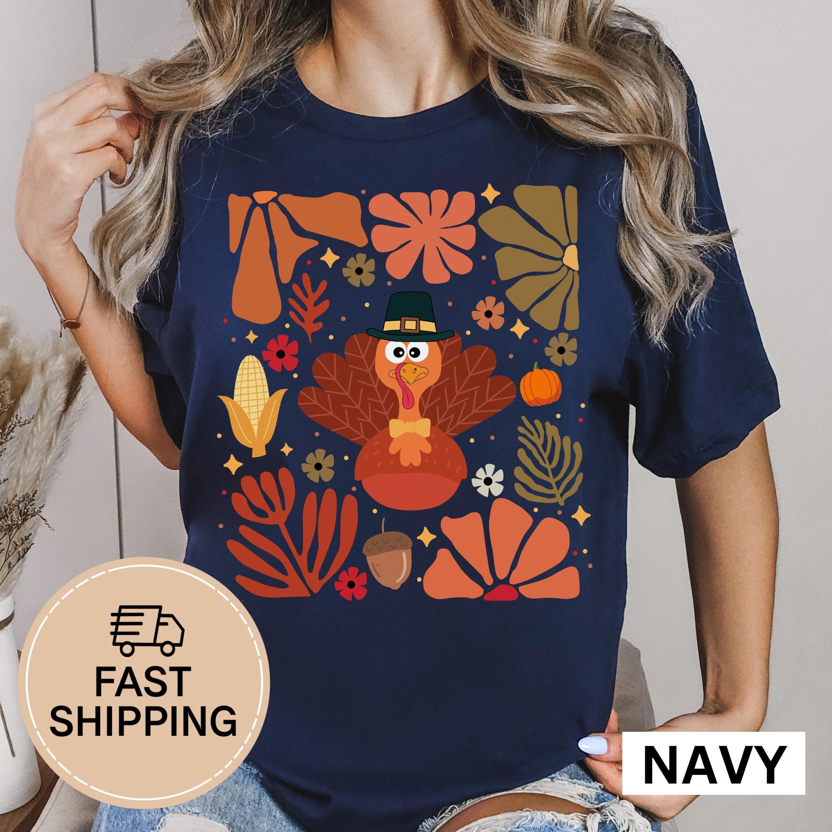 Boho Floral Turkey Shirt, Thanksgiving Sweatshirt, Turkey Sweatshirt ...