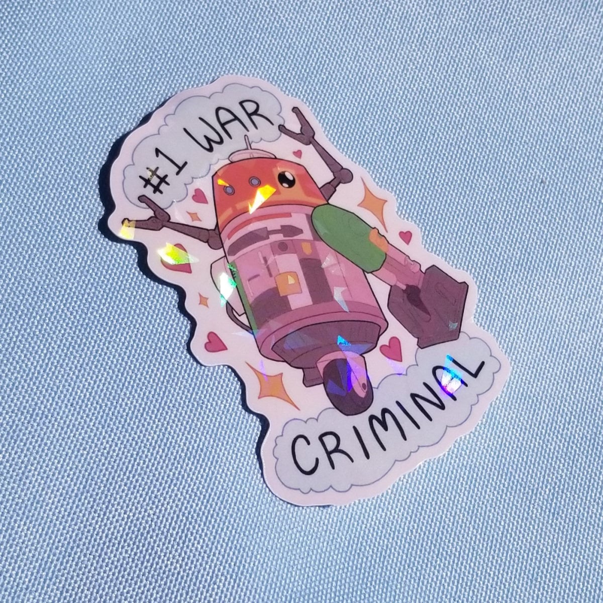 Star Wars Chopper 3 Holographic Sticker - Etsy