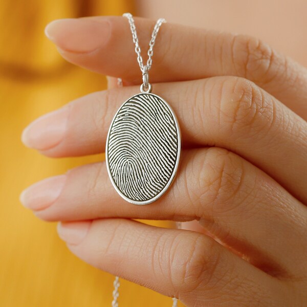 Fingerprint Jewelry - Etsy