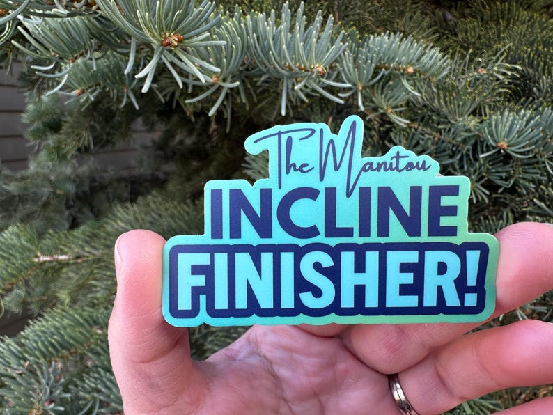 The Manitou Incline Finisher Sticker - Etsy