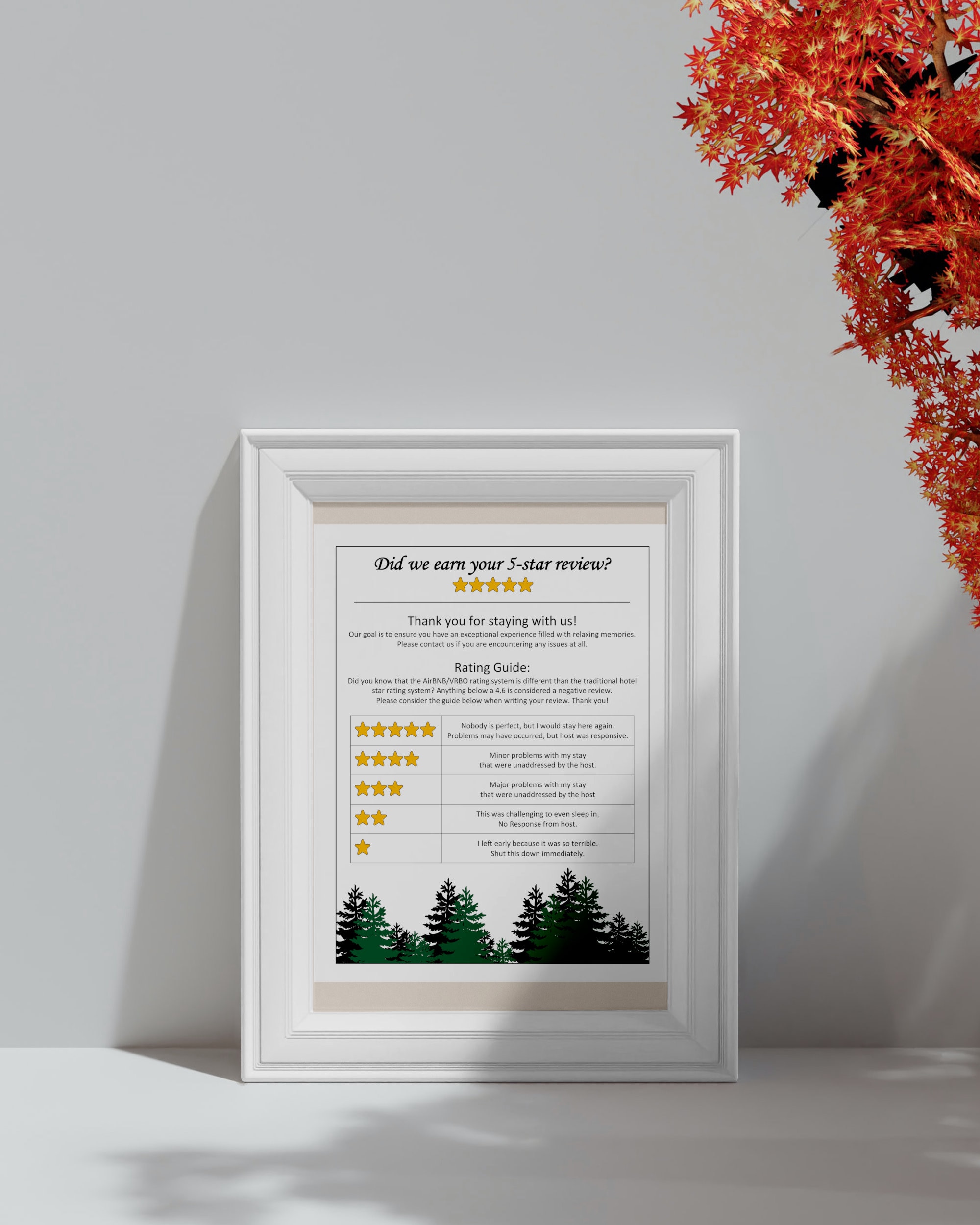 Airbnb VRBO 5 Star Rating Explanation | Vacation Rental Rating Guide ...