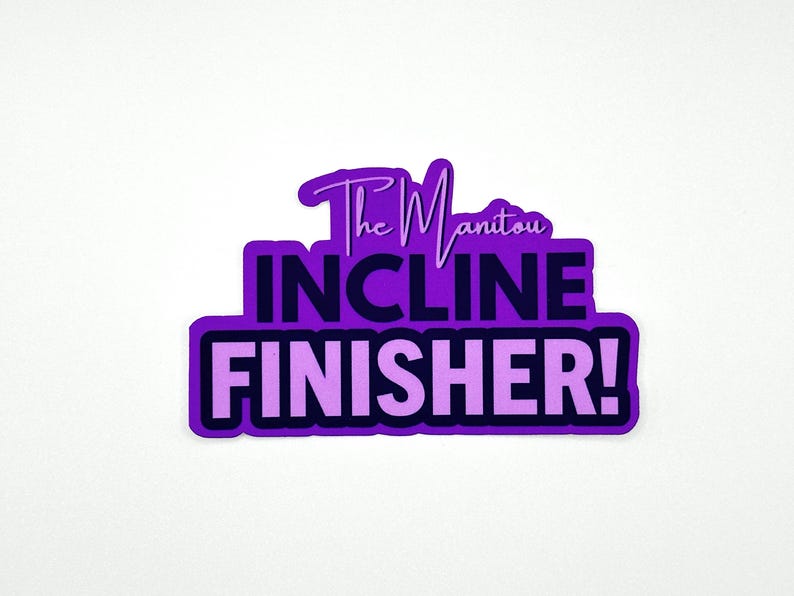 The Manitou Incline Finisher Sticker - Etsy