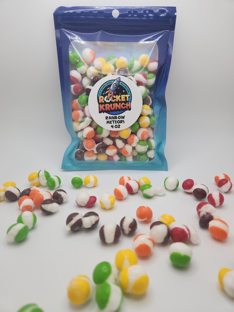 Freeze Dried Skittles Rainbow Meteors - Etsy