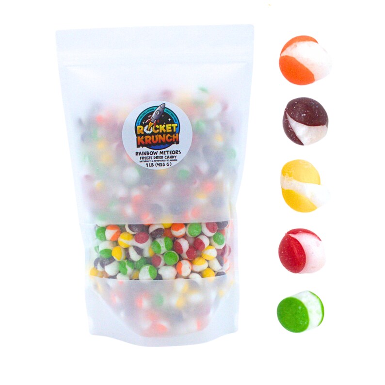 Rainbow Meteors Freeze Dried Candy - Pack of 1 Lb - Etsy