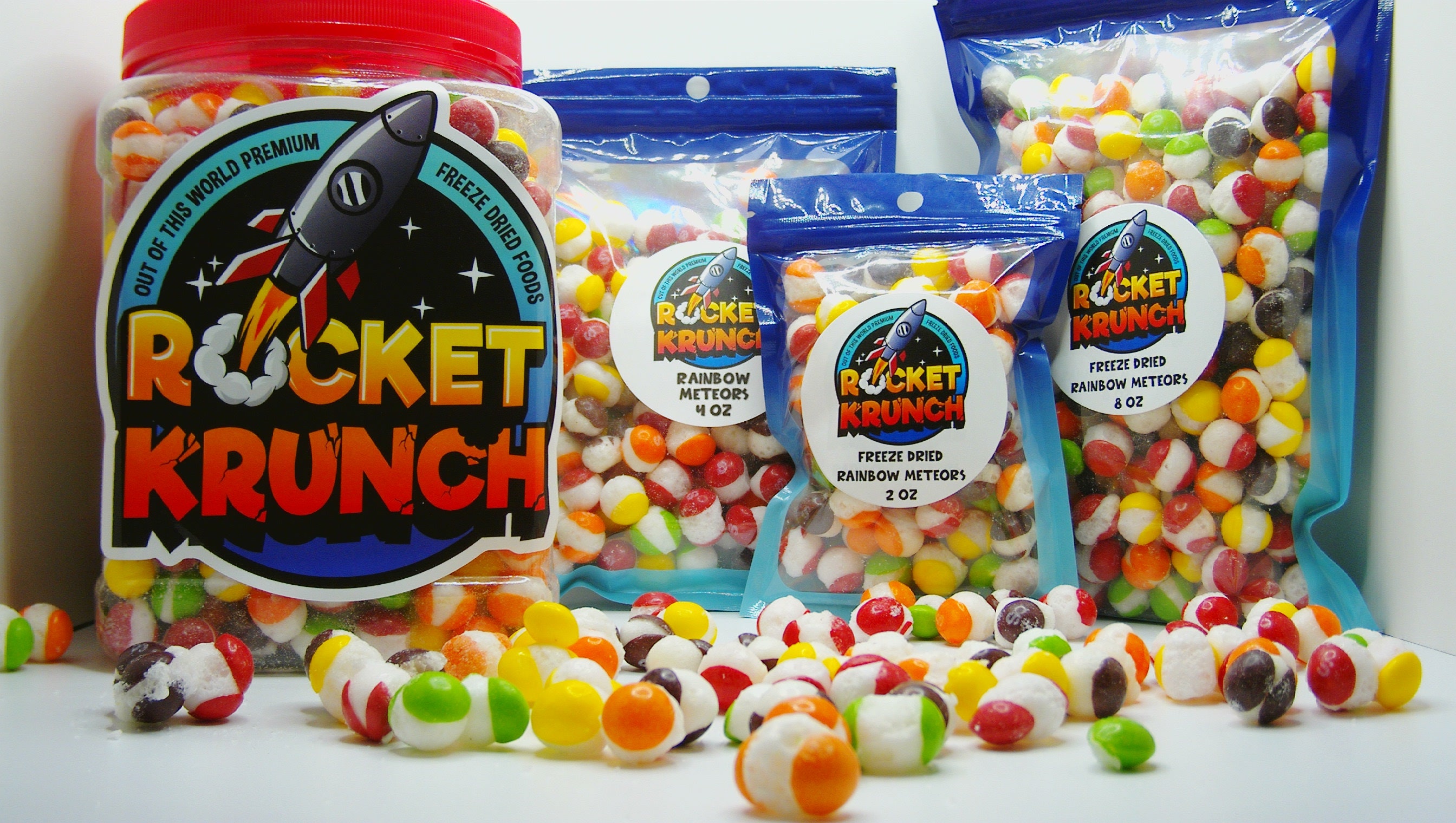 Freeze Dried Skittles Rainbow Meteors - Etsy