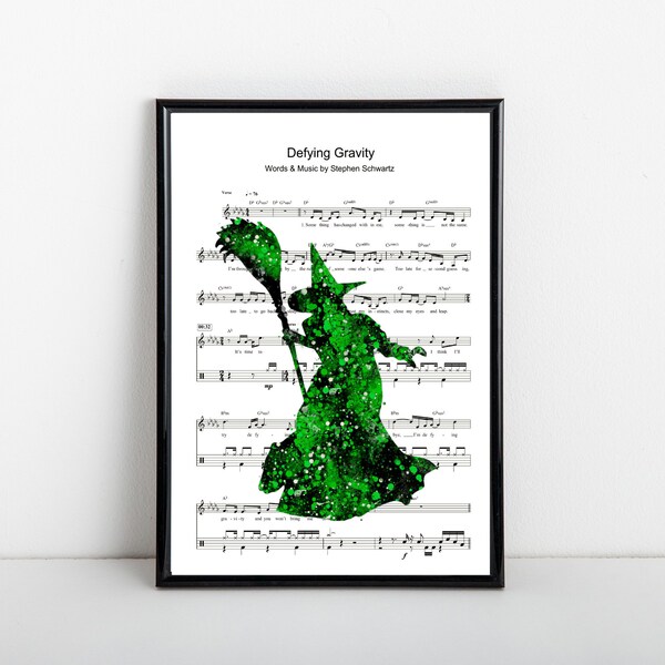 Wicked the Musical Poster - Etsy