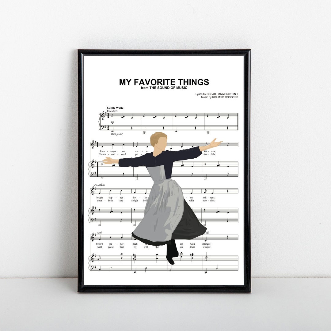 Digital Download the Sound of Music Music Sheet Print Sound - Etsy