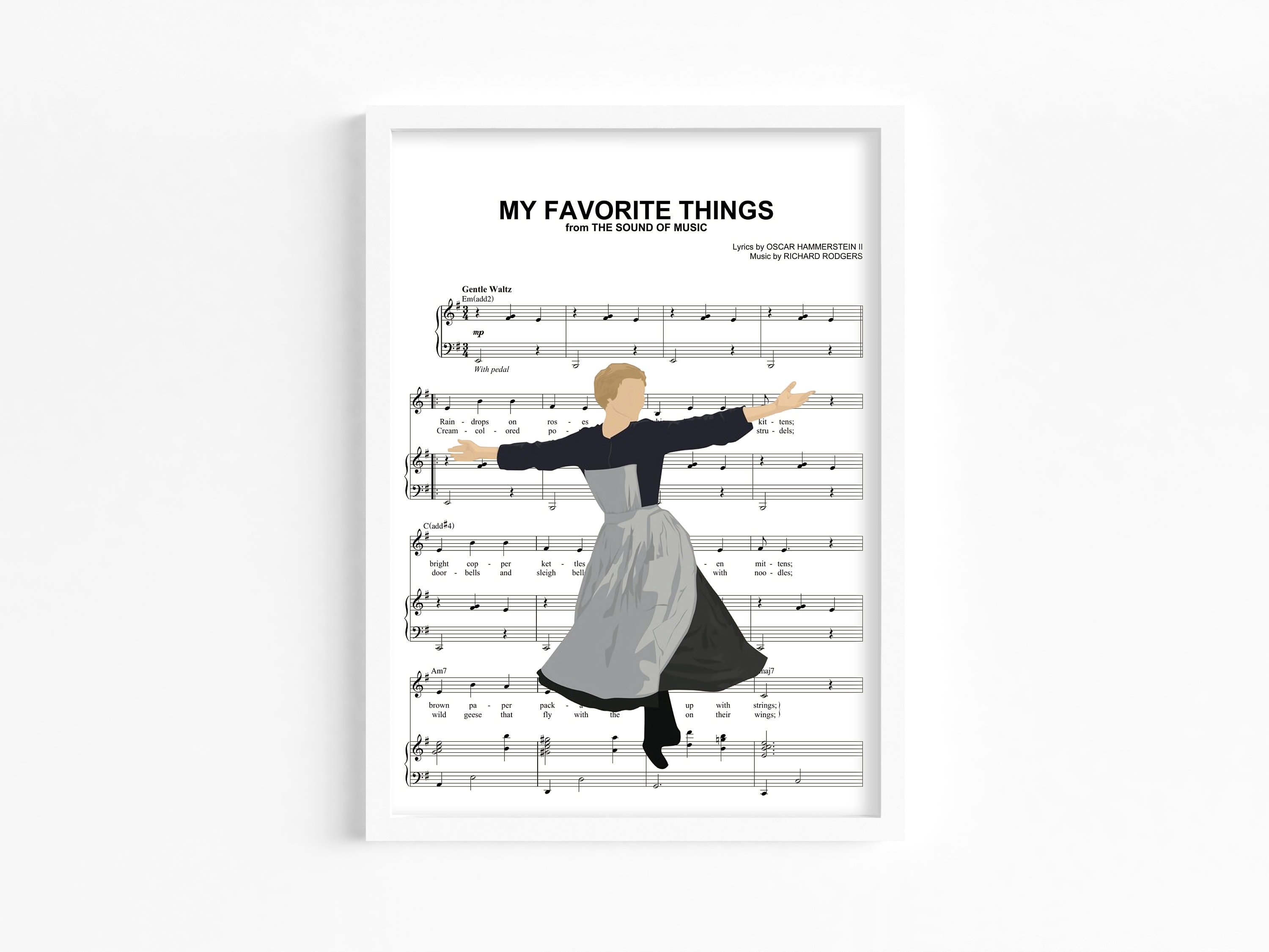 Digital Download the Sound of Music Music Sheet Print Sound of Music My ...