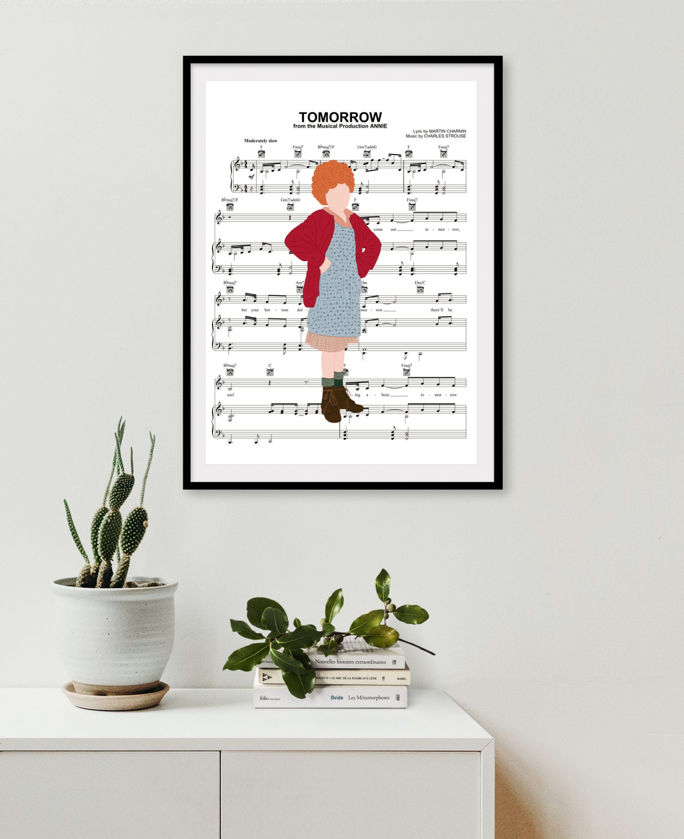 Digital Download Annie Tomorrow Music Sheet Print Annie Tomorrow Music ...