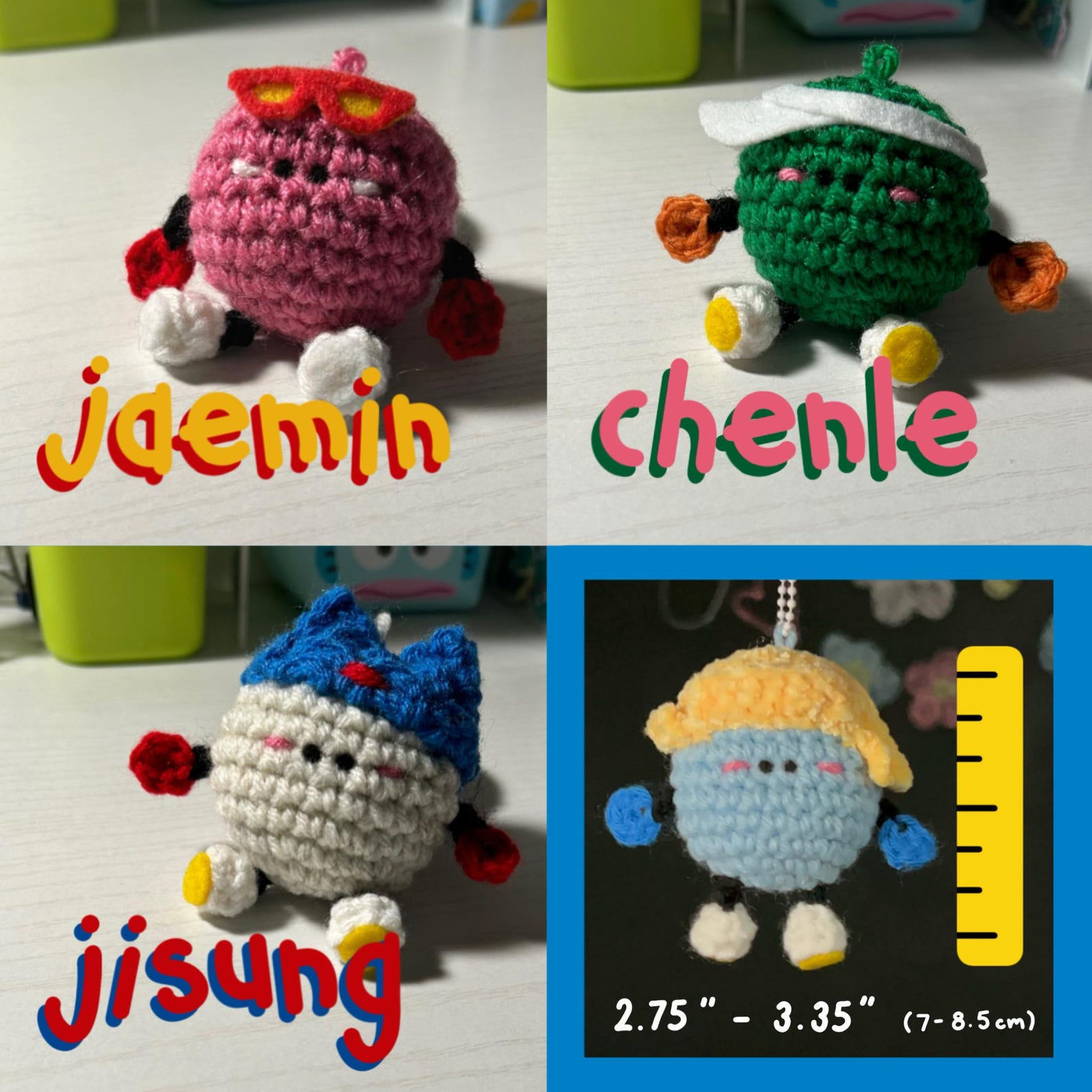 Crochet NCT Dream Candy Keychain Plushies | NCT Dream - Etsy