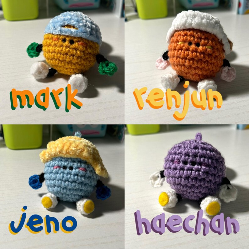 Crochet NCT Dream Candy Keychain Plushies | NCT Dream - Etsy
