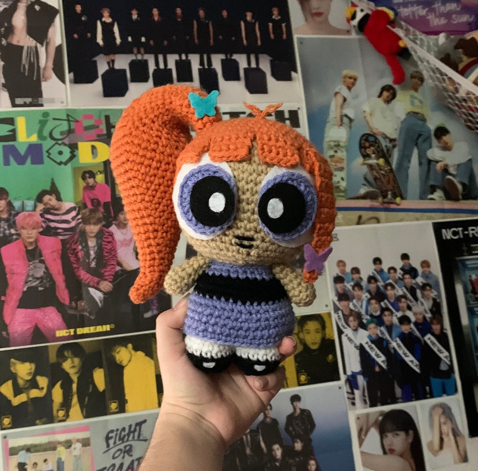 Crochet Hyein X Powerpuff Girl PATTERN Newjeans - Etsy