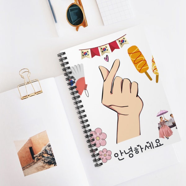 Korean Line Notebook - Etsy