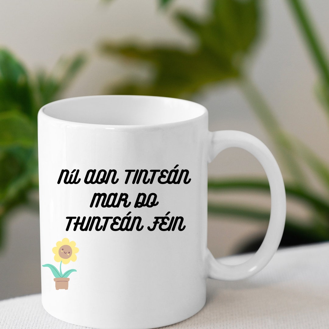 Irish Mug, Gaeilge Mug, Perfect Gift, Ceramic Cup, Back to School Gift ...