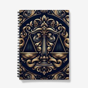 Notebook | Law & Justice Theme Notebook| Academic Notebook ...