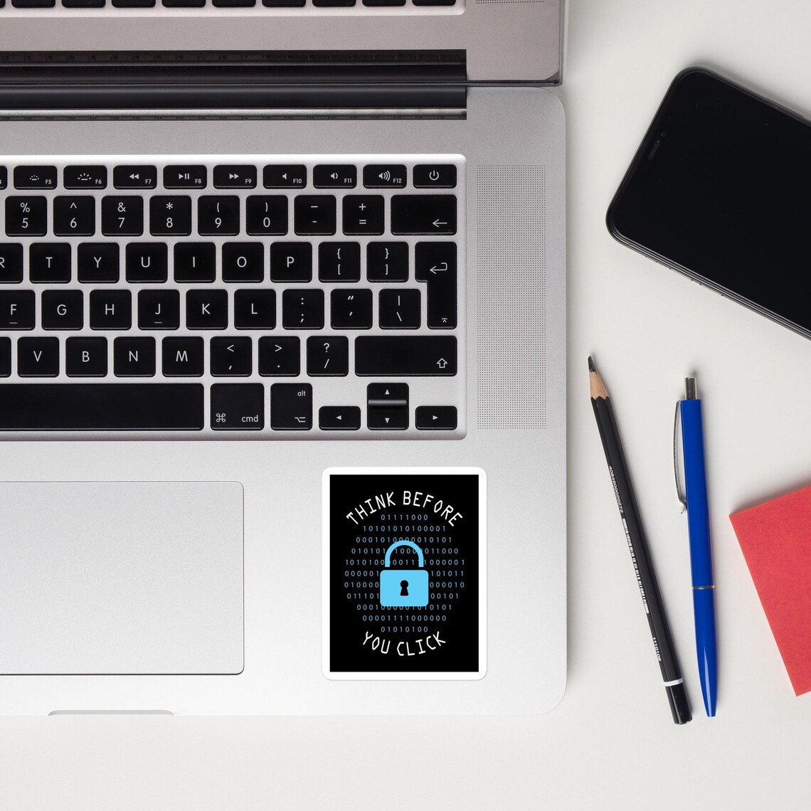 Cybersecurity Awareness Design - Think Before You Click, Internet ...
