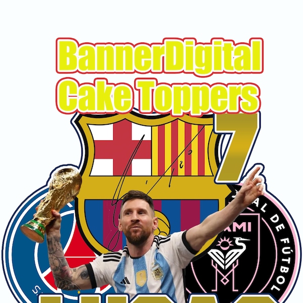 Lionel Messi Cake Topper - Etsy Australia