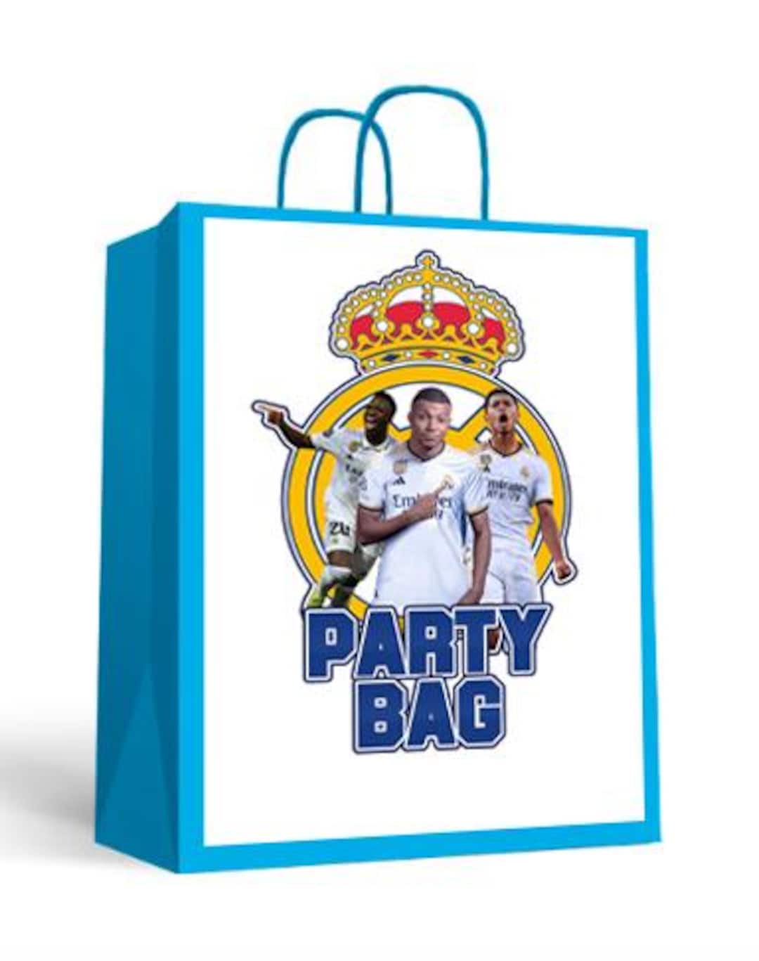 Party Bag Labels Real Madrid (instant Digital Download) - Etsy