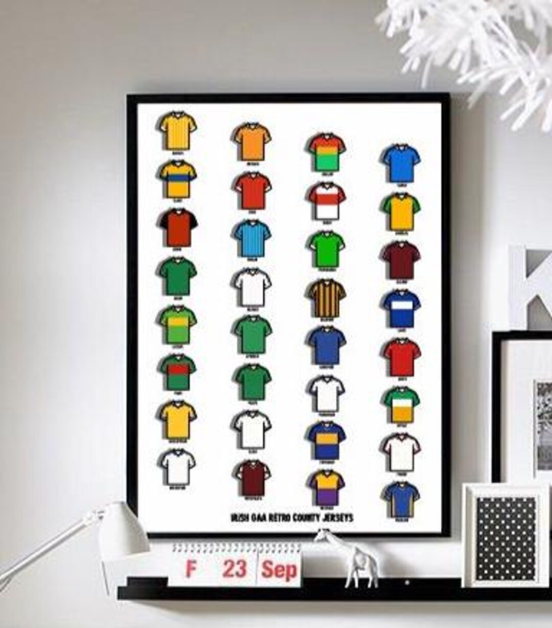 Irish GAA - Retro County Tops Print - Etsy