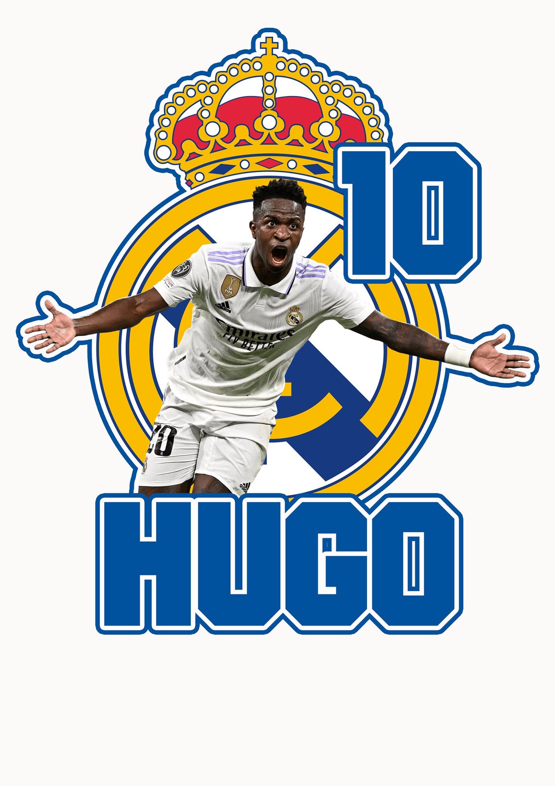 Vini Jr Cake Topper - Customized Digital Download - Etsy