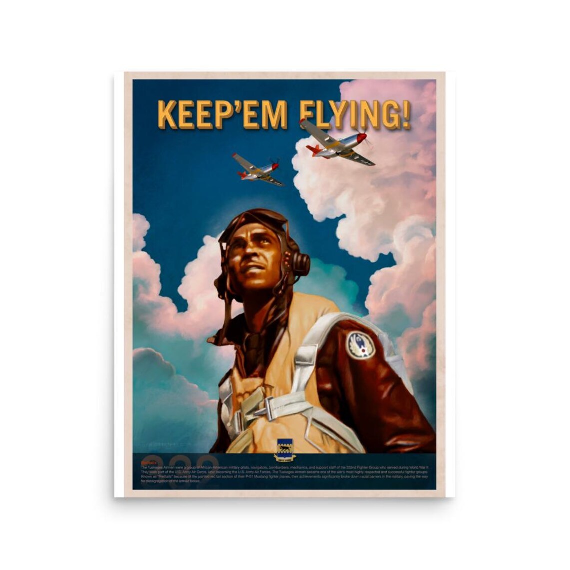 Tuskegee Airmen Poster - Etsy