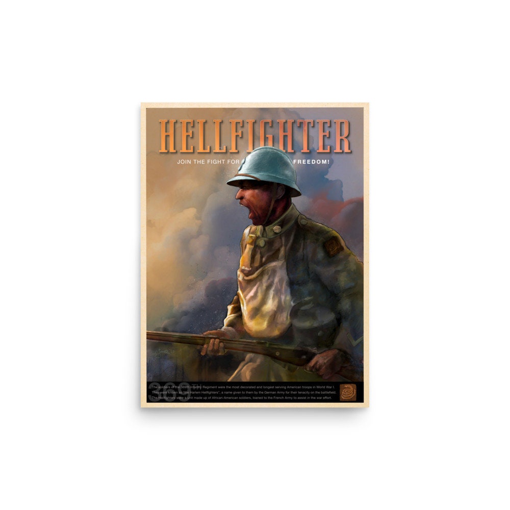 Harlem Hellfighter Poster - Etsy