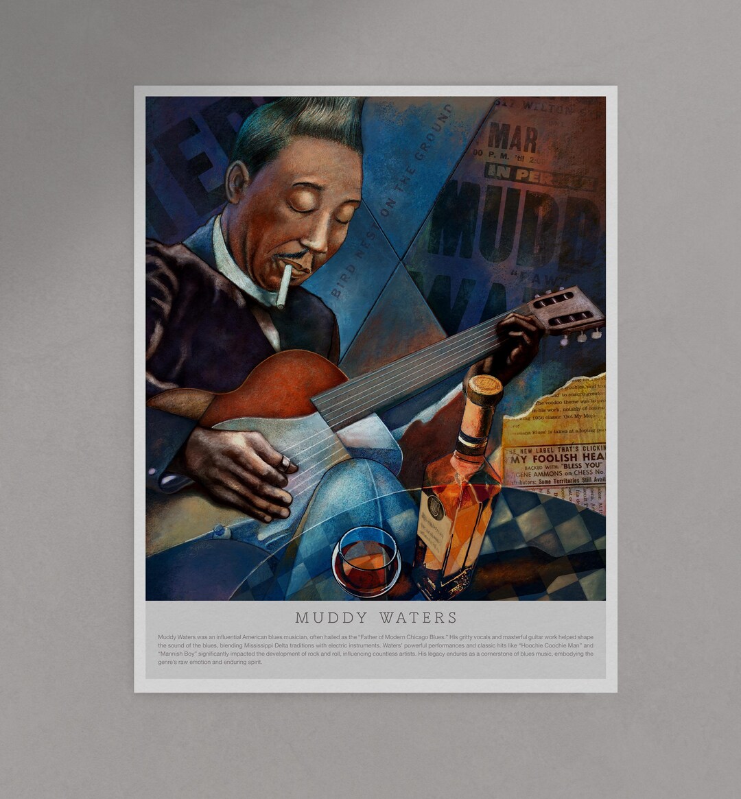 Muddy Waters Poster - Etsy